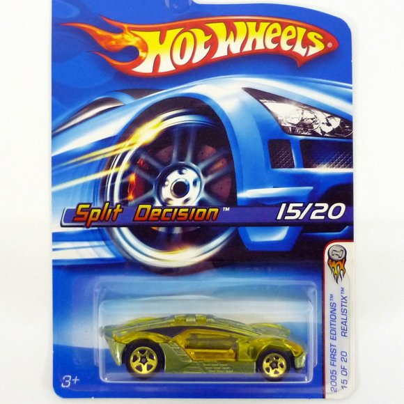 Mattel | Toys | Hot Wheels Split Decision 5 Realistix 15 Of 20 Green ...